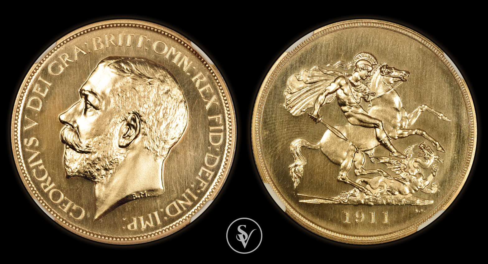 1911 George V 5 Pound Gold Sovereign PR65 NGC Coins And Collectables 1911-george-v-5-pound-gold-sovereign-pr65-ngc-coins-and-collectables